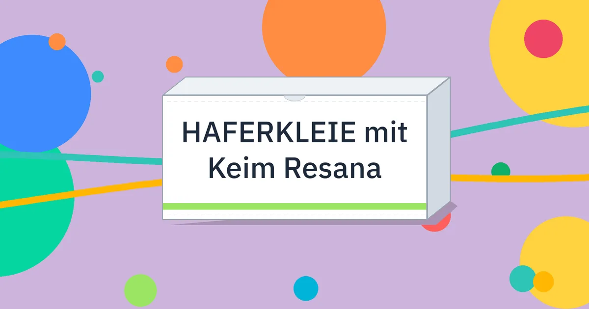 Symbolbild: Packung mit der Aufschrift HAFERKLEIE mit Keim Resana (PZN 03845614) – Verfügbarkeit und Bezug in Apotheken in Frankfurt am Main