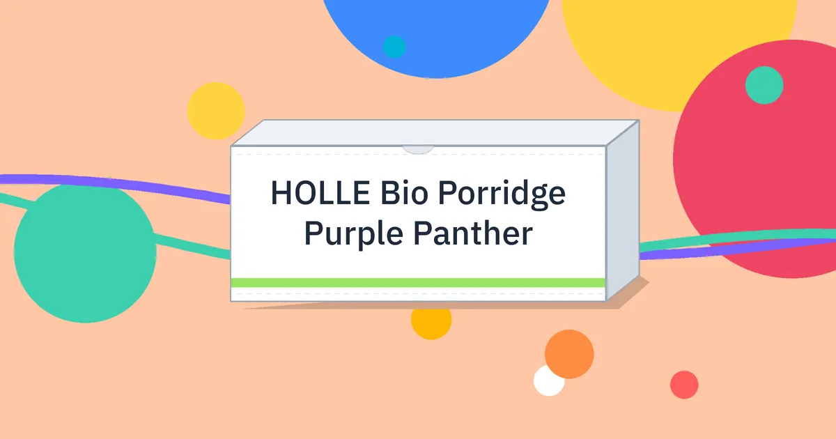 Symbolbild: Packung mit der Aufschrift HOLLE Bio Porridge Purple Panther (PZN 19403781) – Verfügbarkeit und Bezug in Apotheken in Frankfurt am Main