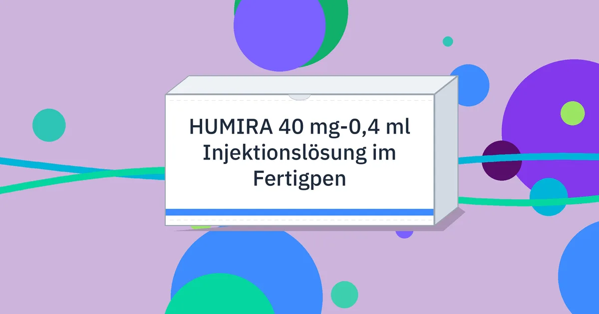 Symbolbild: Packung mit der Aufschrift HUMIRA 40 mg-0,4 ml Injektionslösung im Fertigpen (PZN 12504757) – Verfügbarkeit und Bezug in Apotheken in Frankfurt am Main