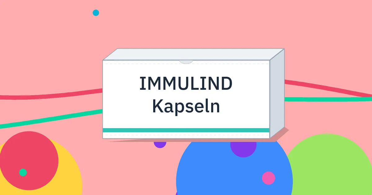 Symbolbild: Packung mit der Aufschrift IMMULIND Kapseln (PZN 16770680) – Verfügbarkeit und Bezug in Apotheken in Frankfurt am Main