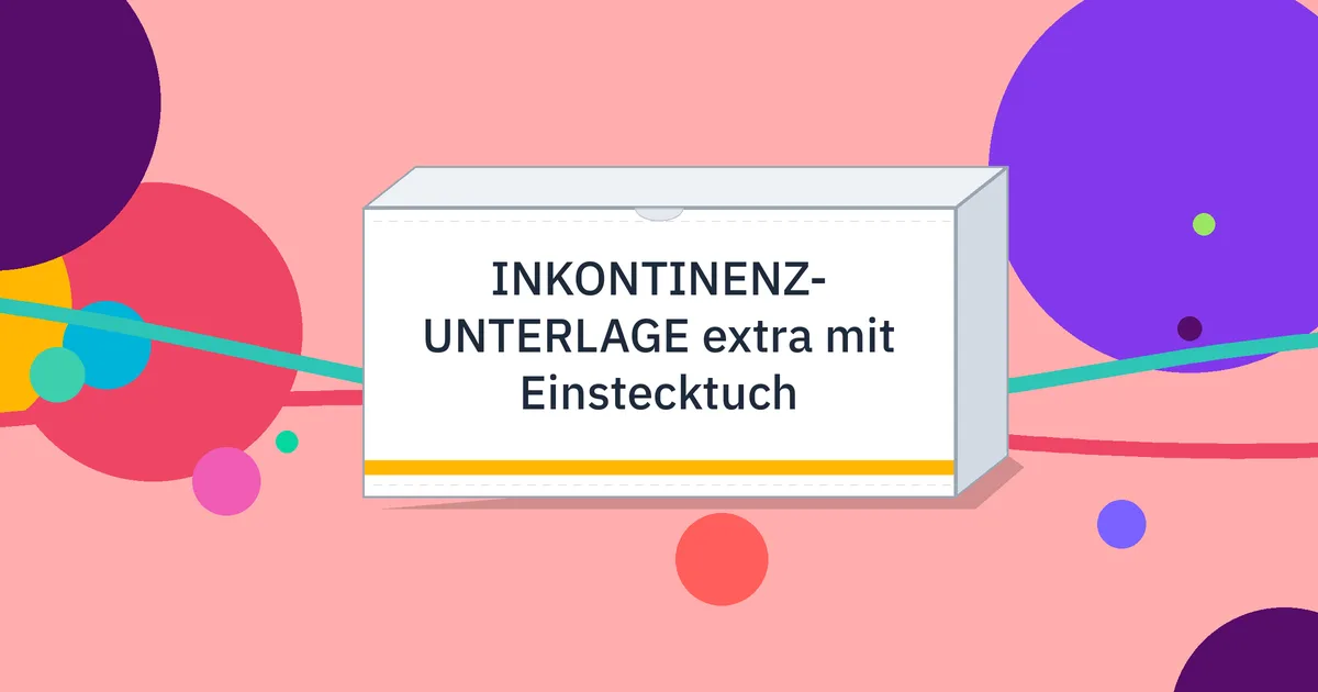 Symbolbild: Packung mit der Aufschrift INKONTINENZ-UNTERLAGE extra mit Einstecktuch (PZN 00914421) – Verfügbarkeit und Bezug in Apotheken in Frankfurt am Main