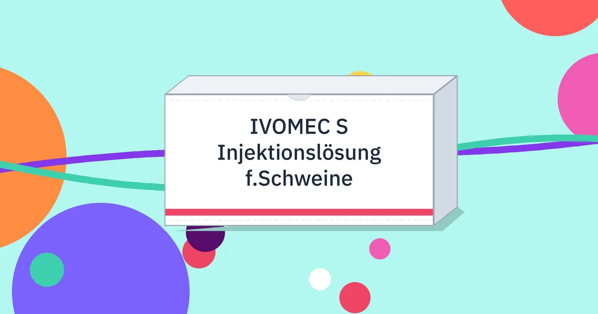 Symbolbild: Packung mit der Aufschrift IVOMEC S Injektionslösung f.Schweine (PZN 07484455) – Verfügbarkeit und Bezug in Apotheken in Frankfurt am Main