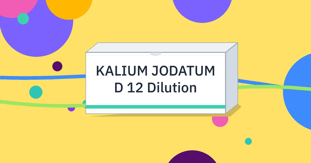 Symbolbild: Packung mit der Aufschrift KALIUM JODATUM D 12 Dilution (PZN 04222944) – Verfügbarkeit und Bezug in Apotheken in Frankfurt am Main