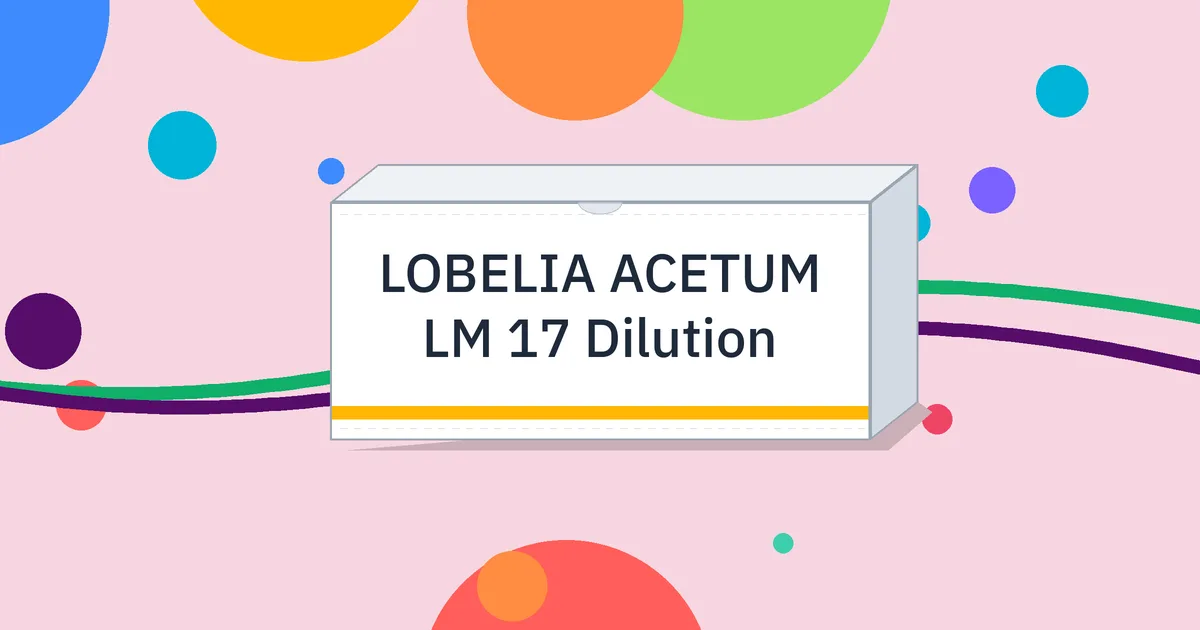 Symbolbild: Packung mit der Aufschrift LOBELIA ACETUM LM 17 Dilution (PZN 13532514) – Verfügbarkeit und Bezug in Apotheken in Frankfurt am Main