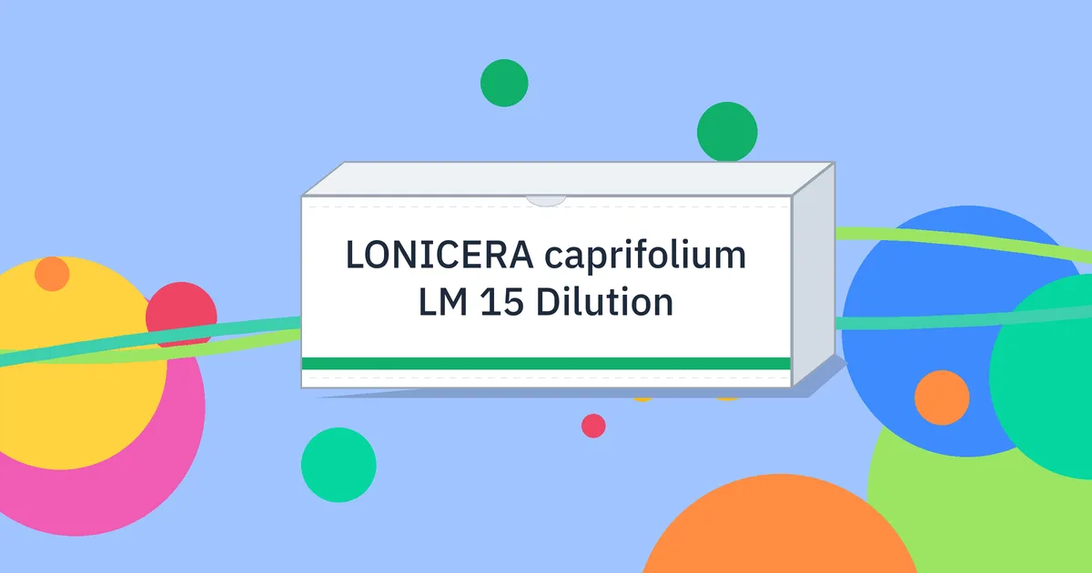 Symbolbild: Packung mit der Aufschrift LONICERA caprifolium LM 15 Dilution (PZN 13535731) – Verfügbarkeit und Bezug in Apotheken in Frankfurt am Main