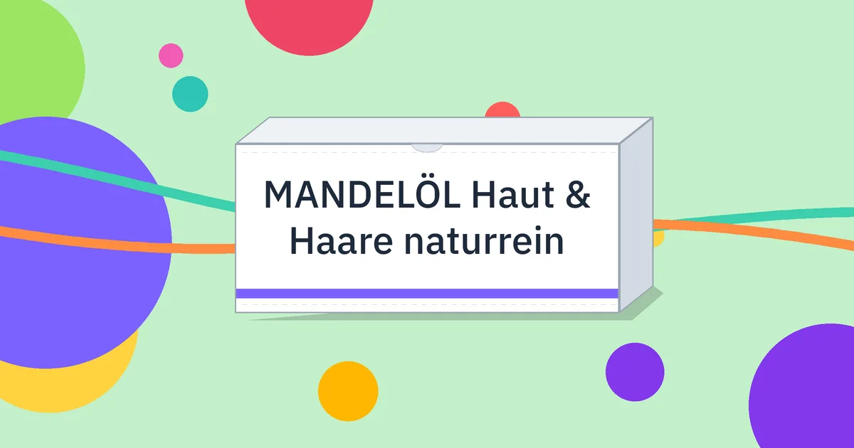 Symbolbild: Packung mit der Aufschrift MANDELÖL Haut & Haare naturrein (PZN 16813099) – Verfügbarkeit und Bezug in Apotheken in Frankfurt am Main