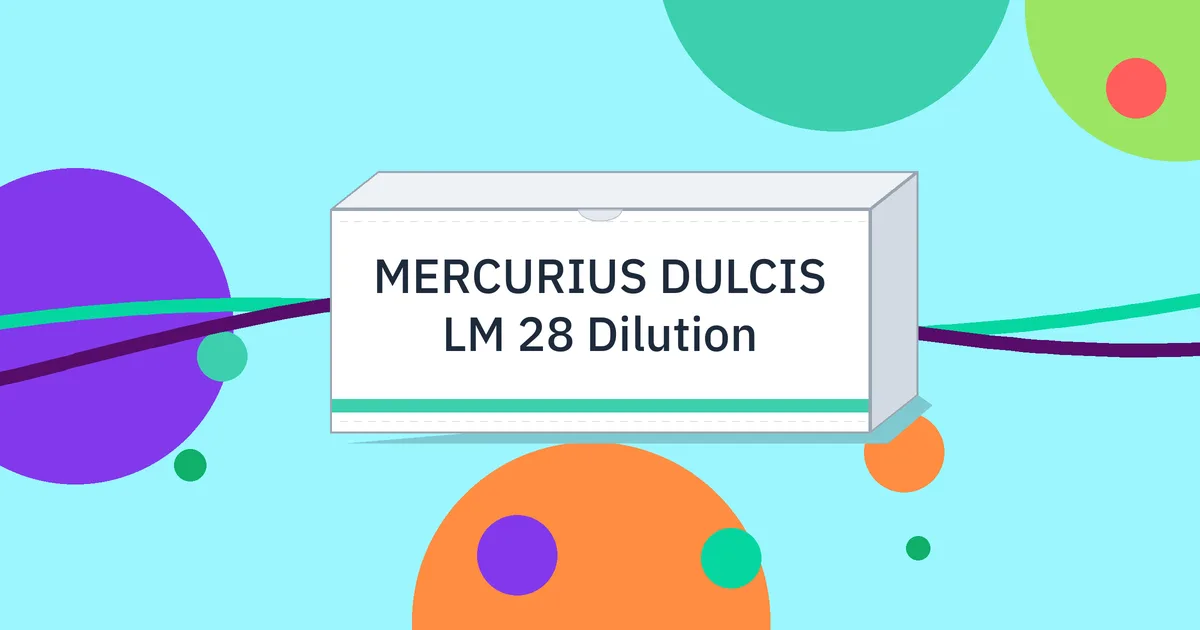 Symbolbild: Packung mit der Aufschrift MERCURIUS DULCIS LM 28 Dilution (PZN 12951545) – Verfügbarkeit und Bezug in Apotheken in Frankfurt am Main