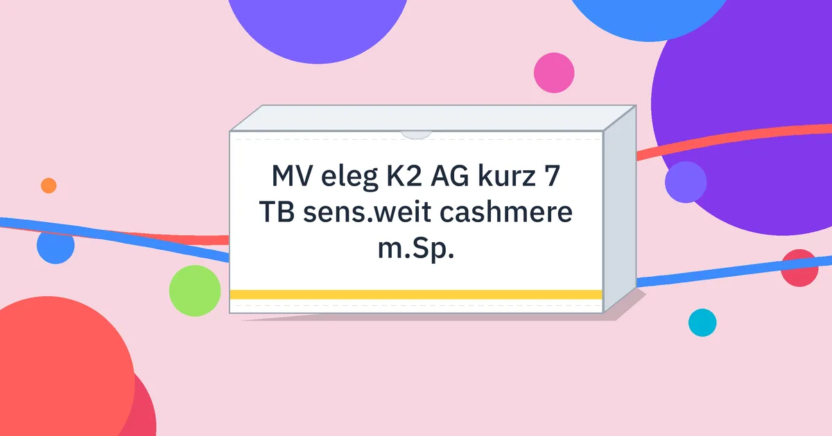 Symbolbild: Packung mit der Aufschrift MV eleg K2 AG kurz 7 TB sens.weit cashmere m.Sp. (PZN 15273850) – Verfügbarkeit und Bezug in Apotheken in Frankfurt am Main