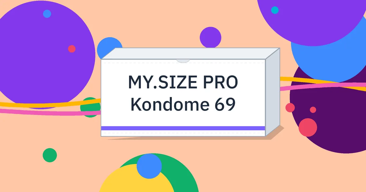 Symbolbild: Packung mit der Aufschrift MY.SIZE PRO Kondome 69 (PZN 17575503) – Verfügbarkeit und Bezug in Apotheken in Frankfurt am Main