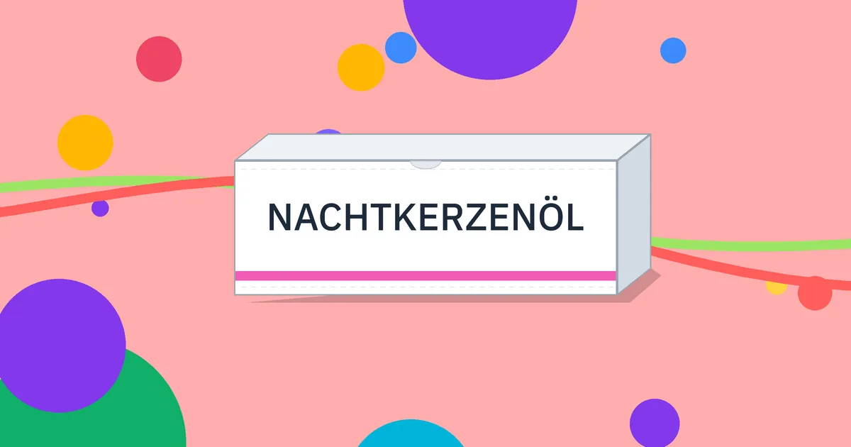 Symbolbild: Packung mit der Aufschrift NACHTKERZENÖL (PZN 19657524) – Verfügbarkeit und Bezug in Apotheken in Frankfurt am Main