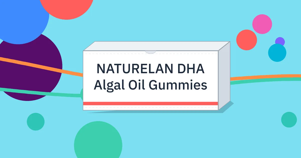 Symbolbild: Packung mit der Aufschrift NATURELAN DHA Algal Oil Gummies (PZN 19993216) – Verfügbarkeit und Bezug in Apotheken in Frankfurt am Main