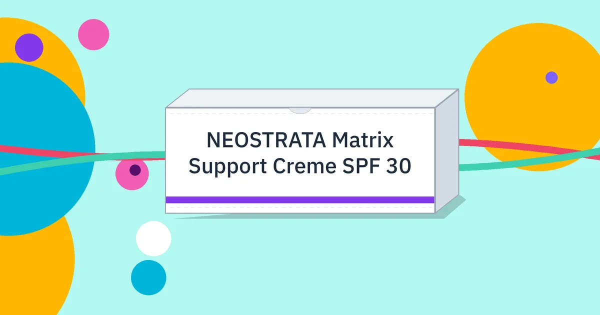 Symbolbild: Packung mit der Aufschrift NEOSTRATA Matrix Support Creme SPF 30 (PZN 20301086) – Verfügbarkeit und Bezug in Apotheken in Frankfurt am Main