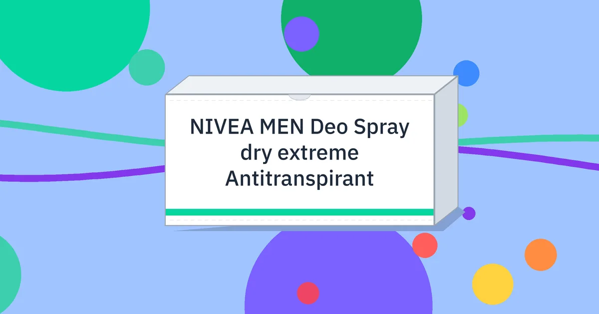 Symbolbild: Packung mit der Aufschrift NIVEA MEN Deo Spray dry extreme Antitranspirant (PZN 17625566) – Verfügbarkeit und Bezug in Apotheken in Frankfurt am Main