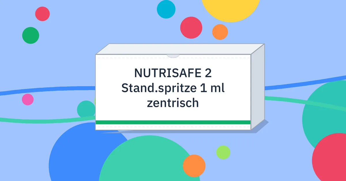 Symbolbild: Packung mit der Aufschrift NUTRISAFE 2 Stand.spritze 1 ml zentrisch (PZN 09447027) – Verfügbarkeit und Bezug in Apotheken in Frankfurt am Main