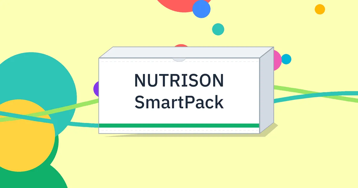 Symbolbild: Packung mit der Aufschrift NUTRISON SmartPack (PZN 19759992) – Verfügbarkeit und Bezug in Apotheken in Frankfurt am Main