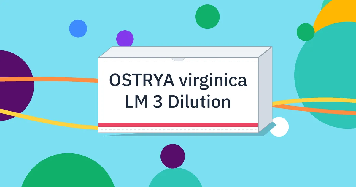 Symbolbild: Packung mit der Aufschrift OSTRYA virginica LM 3 Dilution (PZN 13628361) – Verfügbarkeit und Bezug in Apotheken in Frankfurt am Main