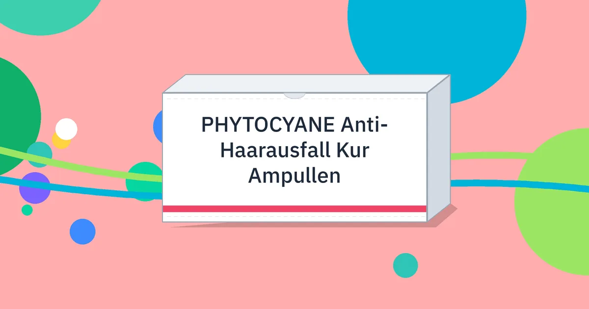 Symbolbild: Packung mit der Aufschrift PHYTOCYANE Anti-Haarausfall Kur Ampullen (PZN 04539463) – Verfügbarkeit und Bezug in Apotheken in Frankfurt am Main