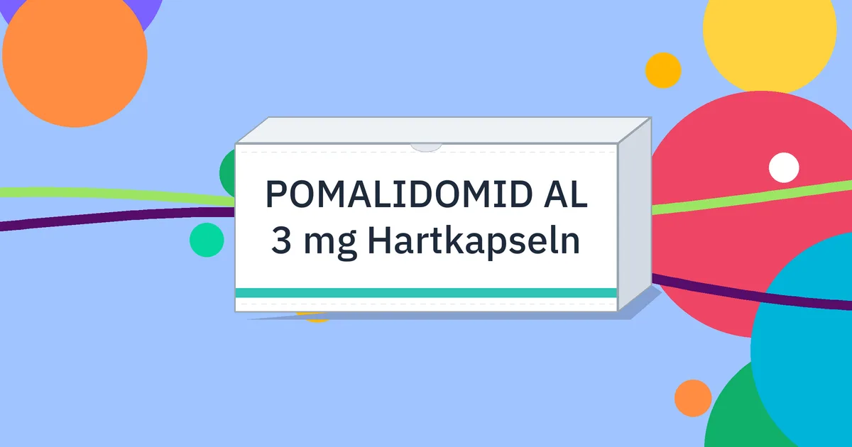 Symbolbild: Packung mit der Aufschrift POMALIDOMID AL 3 mg Hartkapseln (PZN 19541170) – Verfügbarkeit und Bezug in Apotheken in Frankfurt am Main