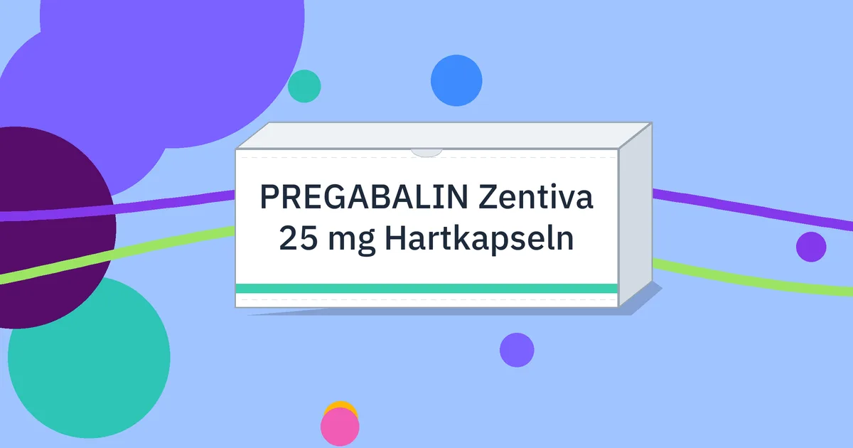 Symbolbild: Packung mit der Aufschrift PREGABALIN Zentiva 25 mg Hartkapseln (PZN 16321060) – Verfügbarkeit und Bezug in Apotheken in Frankfurt am Main