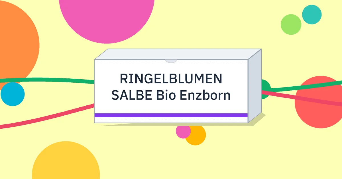 Symbolbild: Packung mit der Aufschrift RINGELBLUMEN SALBE Bio Enzborn (PZN 19360008) – Verfügbarkeit und Bezug in Apotheken in Frankfurt am Main