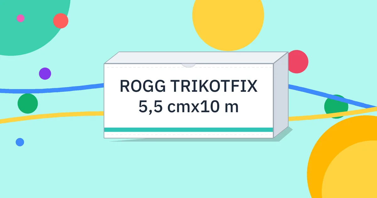 Symbolbild: Packung mit der Aufschrift ROGG TRIKOTFIX 5,5 cmx10 m (PZN 07757344) – Verfügbarkeit und Bezug in Apotheken in Frankfurt am Main