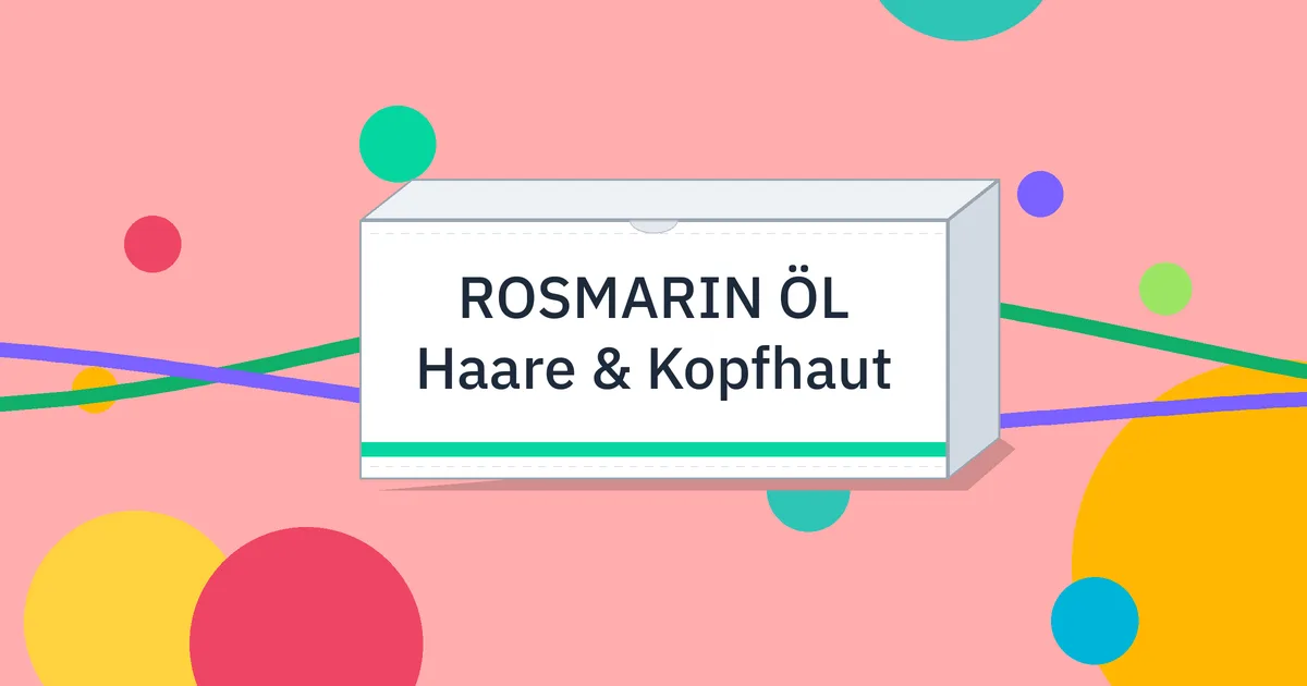 Symbolbild: Packung mit der Aufschrift ROSMARIN ÖL Haare & Kopfhaut (PZN 18424396) – Verfügbarkeit und Bezug in Apotheken in Frankfurt am Main