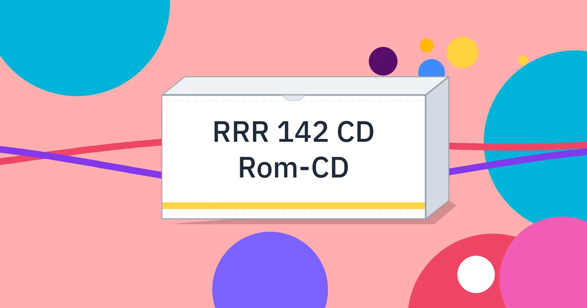 Symbolbild: Packung mit der Aufschrift RRR 142 CD Rom-CD (PZN 05975806) – Verfügbarkeit und Bezug in Apotheken in Frankfurt am Main