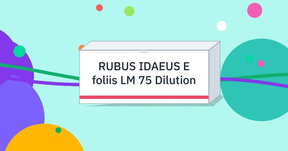 Symbolbild: Packung mit der Aufschrift RUBUS IDAEUS E foliis LM 75 Dilution (PZN 13682159) – Verfügbarkeit und Bezug in Apotheken in Frankfurt am Main