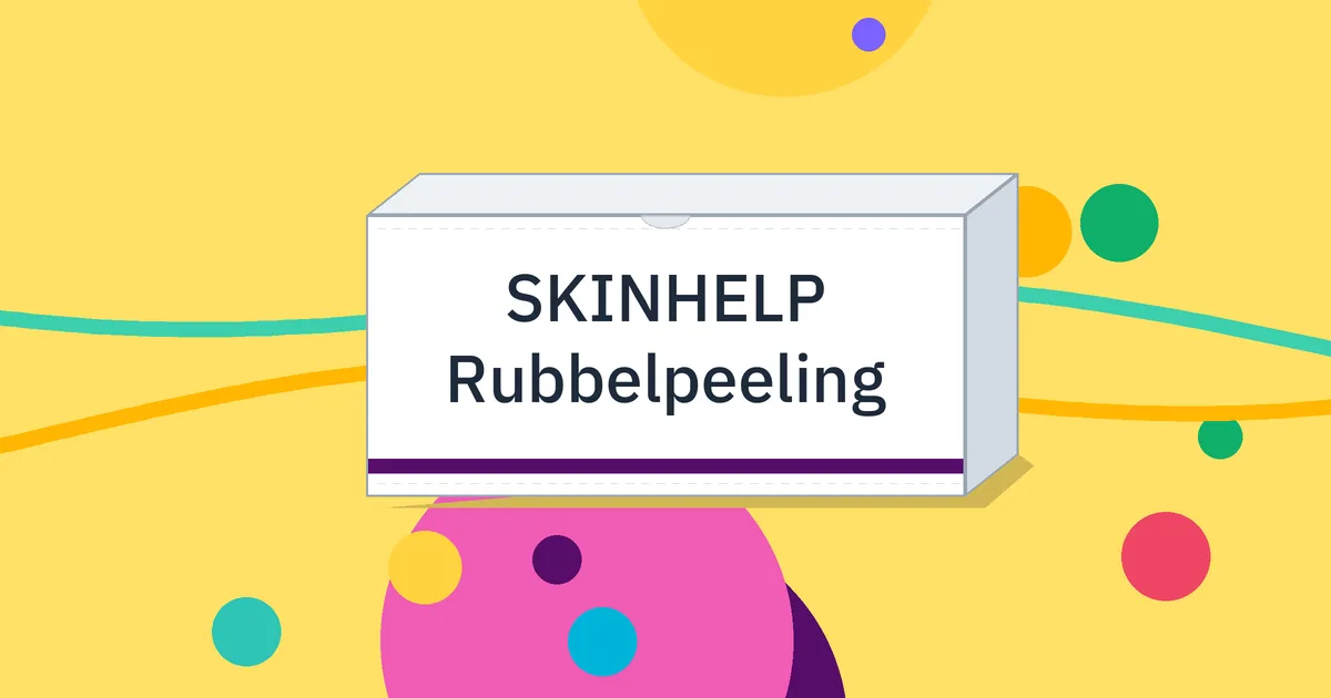 Symbolbild: Packung mit der Aufschrift SKINHELP Rubbelpeeling (PZN 10101073) – Verfügbarkeit und Bezug in Apotheken in Frankfurt am Main