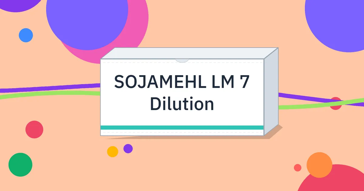 Symbolbild: Packung mit der Aufschrift SOJAMEHL LM 7 Dilution (PZN 13680775) – Verfügbarkeit und Bezug in Apotheken in Frankfurt am Main