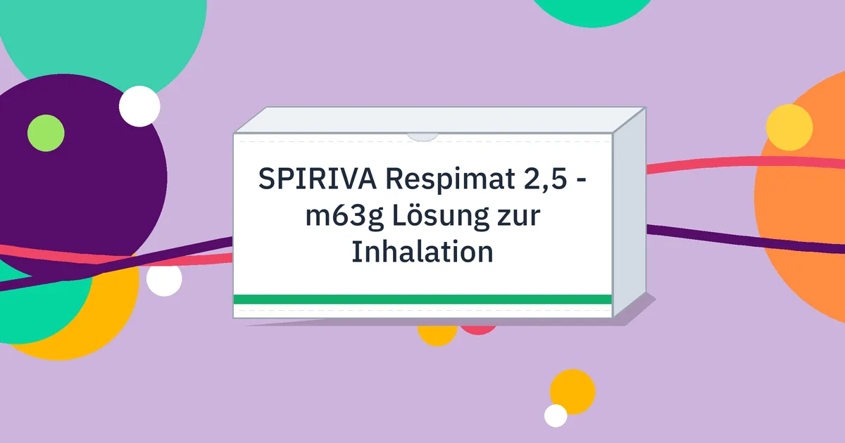 Symbolbild: Packung mit der Aufschrift SPIRIVA Respimat 2,5 -m63g Lösung zur Inhalation (PZN 13235549) – Verfügbarkeit und Bezug in Apotheken in Frankfurt am Main