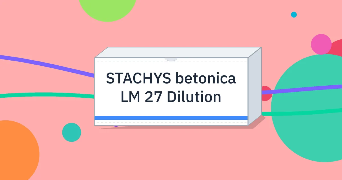 Symbolbild: Packung mit der Aufschrift STACHYS betonica LM 27 Dilution (PZN 13684000) – Verfügbarkeit und Bezug in Apotheken in Frankfurt am Main