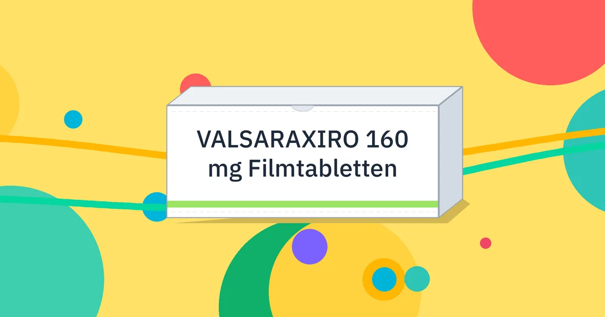 Symbolbild: Packung mit der Aufschrift VALSARAXIRO 160 mg Filmtabletten (PZN 16793267) – Verfügbarkeit und Bezug in Apotheken in Frankfurt am Main