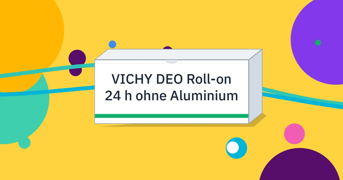 Symbolbild: Packung mit der Aufschrift VICHY DEO Roll-on 24 h ohne Aluminium (PZN 10953882) – Verfügbarkeit und Bezug in Apotheken in Frankfurt am Main