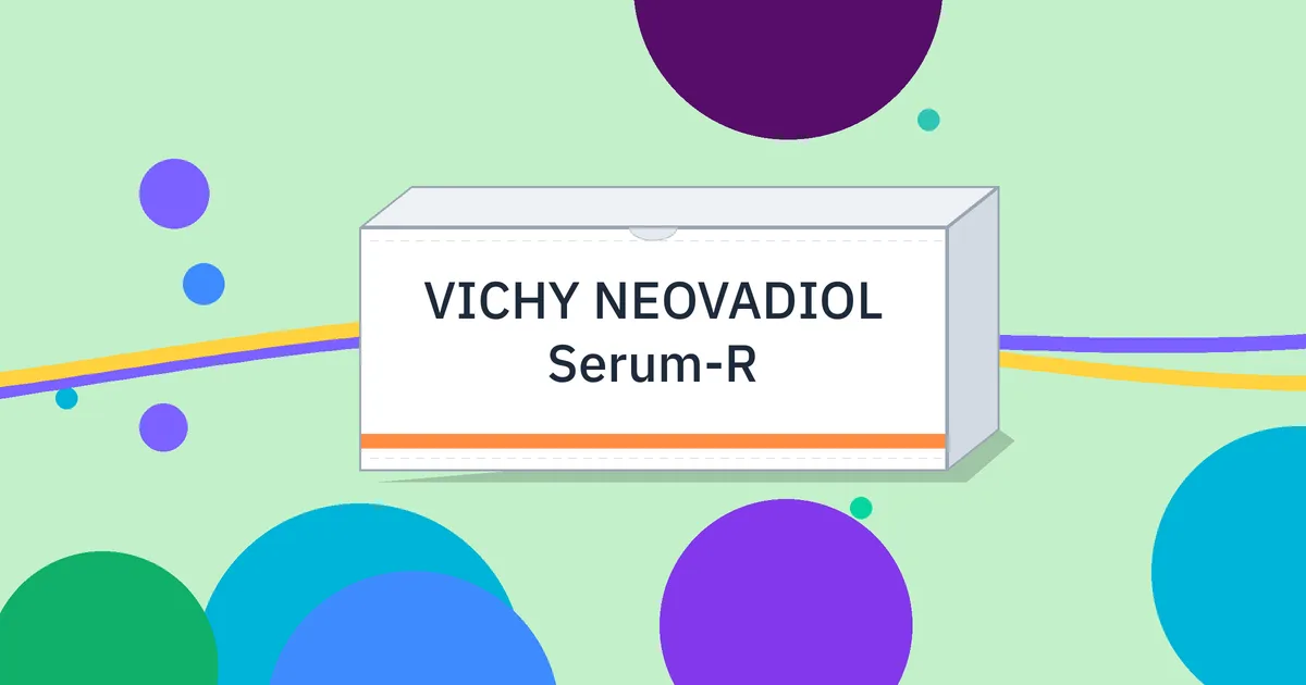 Symbolbild: Packung mit der Aufschrift VICHY NEOVADIOL Serum-R (PZN 14441021) – Verfügbarkeit und Bezug in Apotheken in Frankfurt am Main