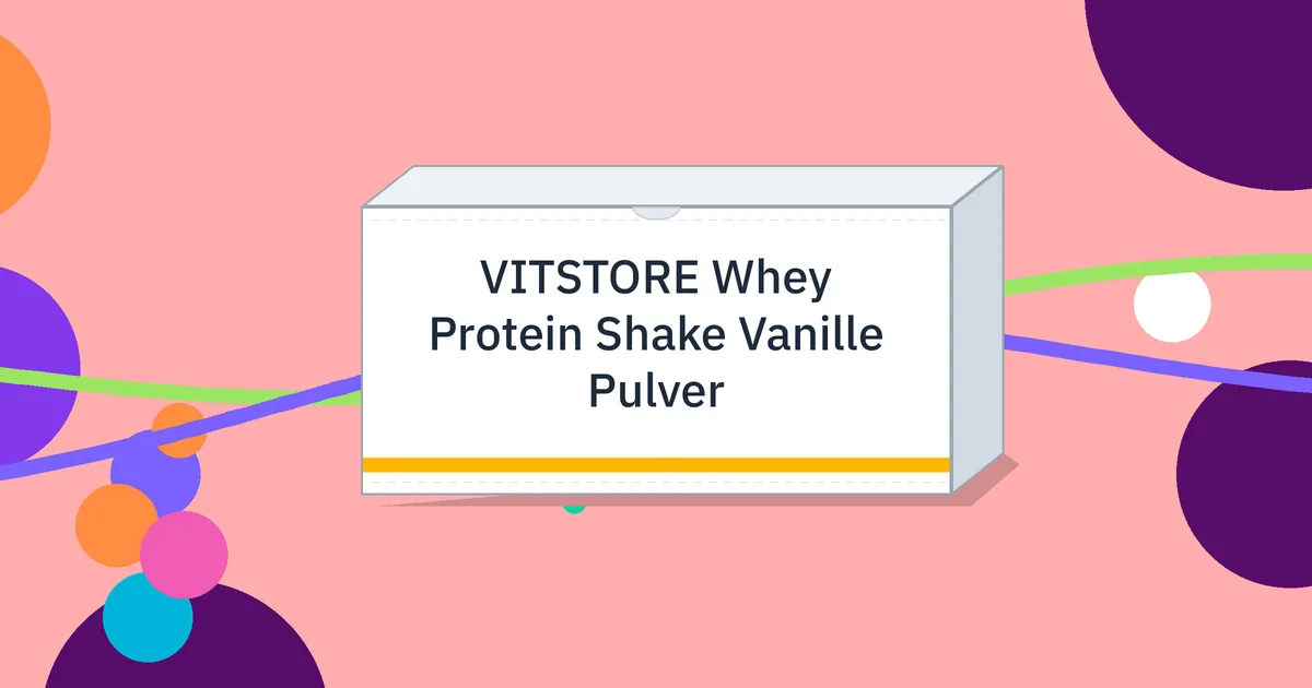 Symbolbild: Packung mit der Aufschrift VITSTORE Whey Protein Shake Vanille Pulver (PZN 19053045) – Verfügbarkeit und Bezug in Apotheken in Frankfurt am Main