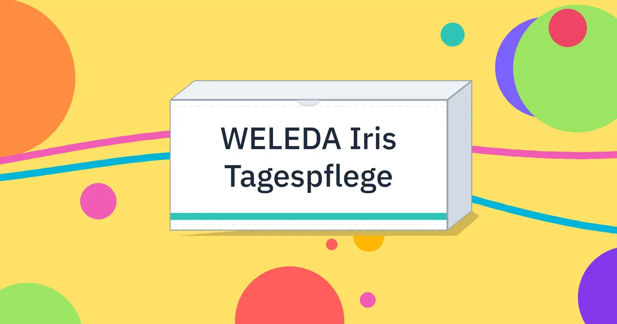 Symbolbild: Packung mit der Aufschrift WELEDA Iris Tagespflege (PZN 19183078) – Verfügbarkeit und Bezug in Apotheken in Frankfurt am Main