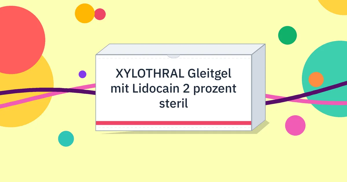 Symbolbild: Packung mit der Aufschrift XYLOTHRAL Gleitgel mit Lidocain 2 prozent steril (PZN 19466020) – Verfügbarkeit und Bezug in Apotheken in Frankfurt am Main
