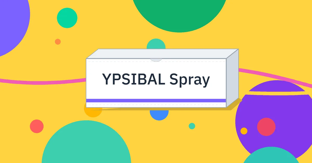 Symbolbild: Packung mit der Aufschrift YPSIBAL Spray (PZN 03815139) – Verfügbarkeit und Bezug in Apotheken in Frankfurt am Main