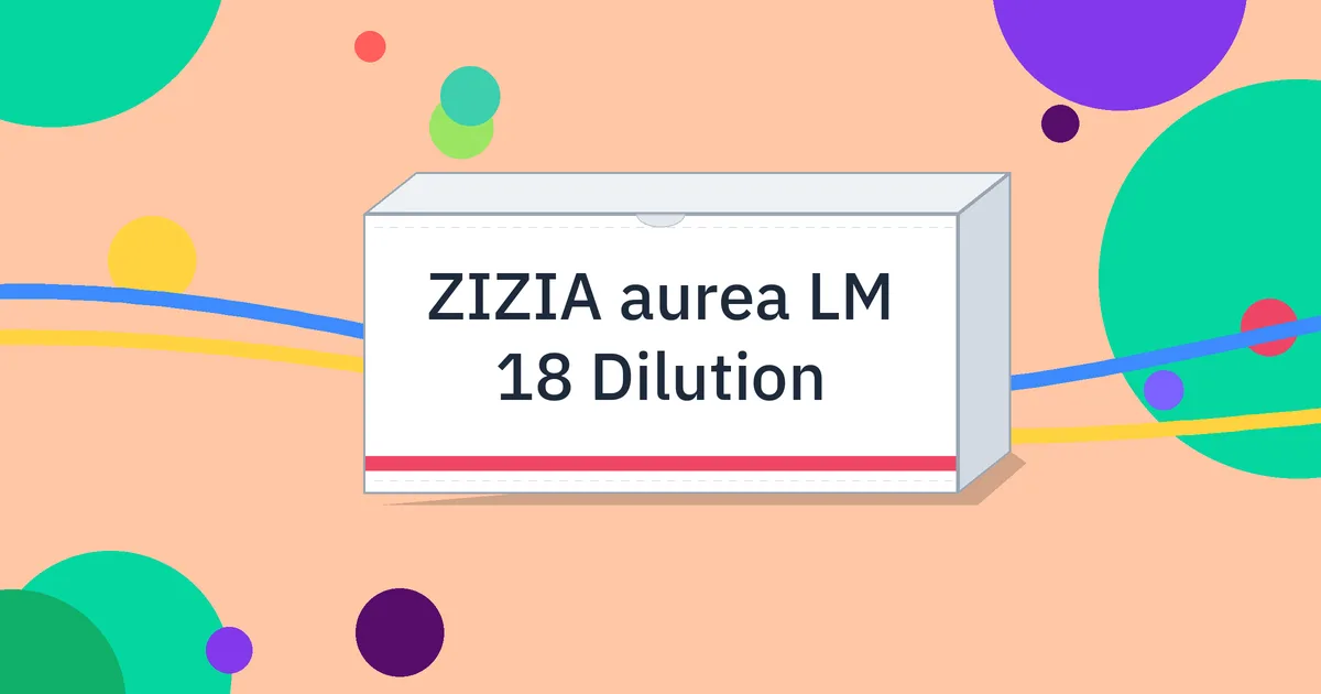 Symbolbild: Packung mit der Aufschrift ZIZIA aurea LM 18 Dilution (PZN 13303736) – Verfügbarkeit und Bezug in Apotheken in Frankfurt am Main