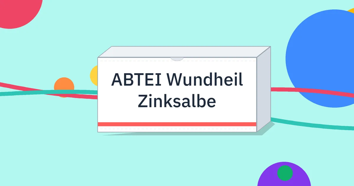 Symbolbild: Packung mit der Aufschrift ABTEI Wundheil Zinksalbe (PZN 07522925) – Verfügbarkeit und Bezug in Apotheken in Frankfurt am Main
