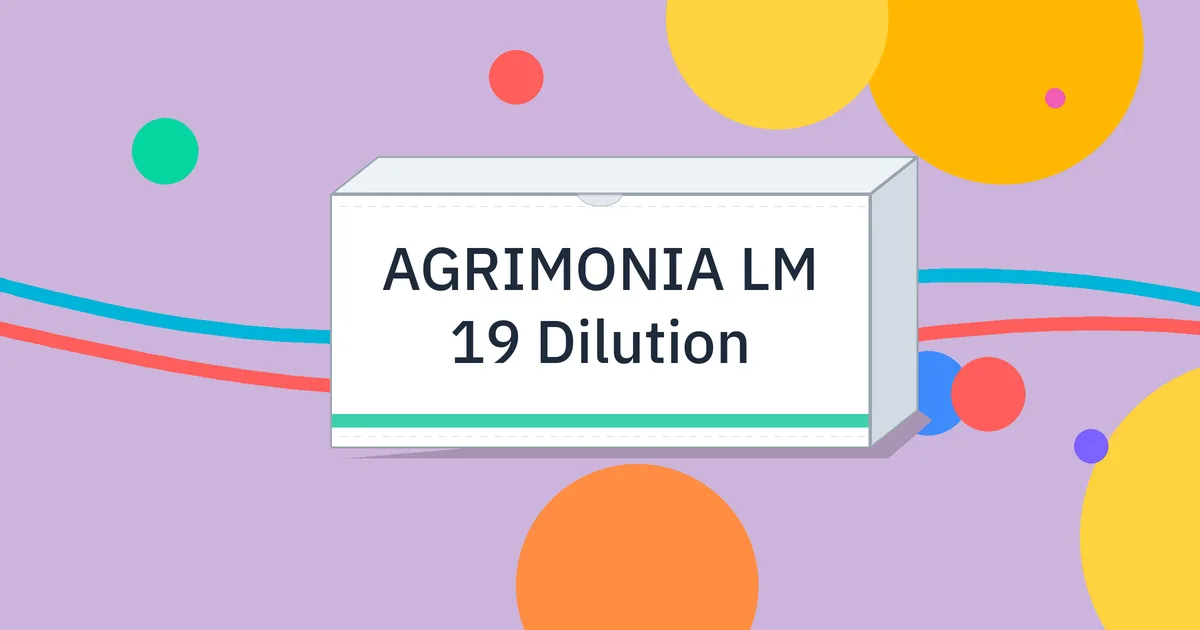 Symbolbild: Packung mit der Aufschrift AGRIMONIA LM 19 Dilution (PZN 13306982) – Verfügbarkeit und Bezug in Apotheken in Frankfurt am Main