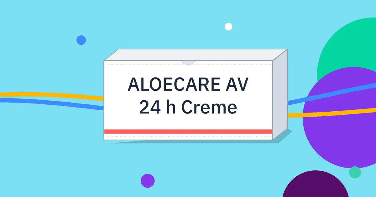 Symbolbild: Packung mit der Aufschrift ALOECARE AV 24 h Creme (PZN 17908637) – Verfügbarkeit und Bezug in Apotheken in Frankfurt am Main