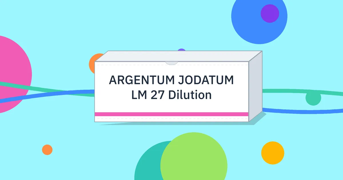 Symbolbild: Packung mit der Aufschrift ARGENTUM JODATUM LM 27 Dilution (PZN 12767534) – Verfügbarkeit und Bezug in Apotheken in Frankfurt am Main