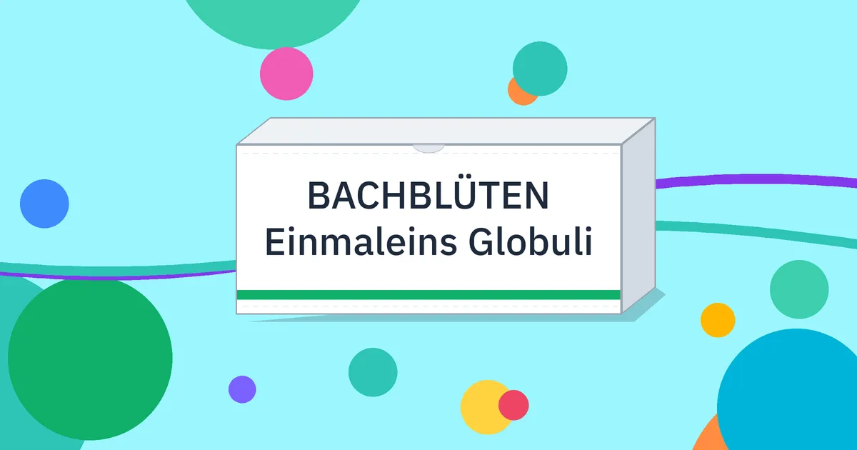 Symbolbild: Packung mit der Aufschrift BACHBLÜTEN Einmaleins Globuli (PZN 10531603) – Verfügbarkeit und Bezug in Apotheken in Frankfurt am Main