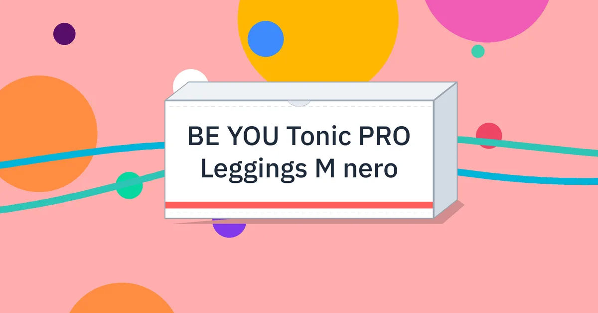 Symbolbild: Packung mit der Aufschrift BE YOU Tonic PRO Leggings M nero (PZN 19364489) – Verfügbarkeit und Bezug in Apotheken in Frankfurt am Main