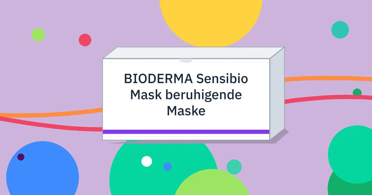 Symbolbild: Packung mit der Aufschrift BIODERMA Sensibio Mask beruhigende Maske (PZN 09226898) – Verfügbarkeit und Bezug in Apotheken in Frankfurt am Main