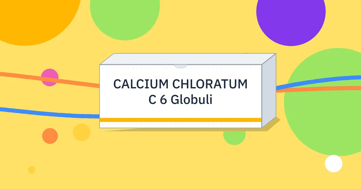 Symbolbild: Packung mit der Aufschrift CALCIUM CHLORATUM C 6 Globuli (PZN 19719521) – Verfügbarkeit und Bezug in Apotheken in Frankfurt am Main
