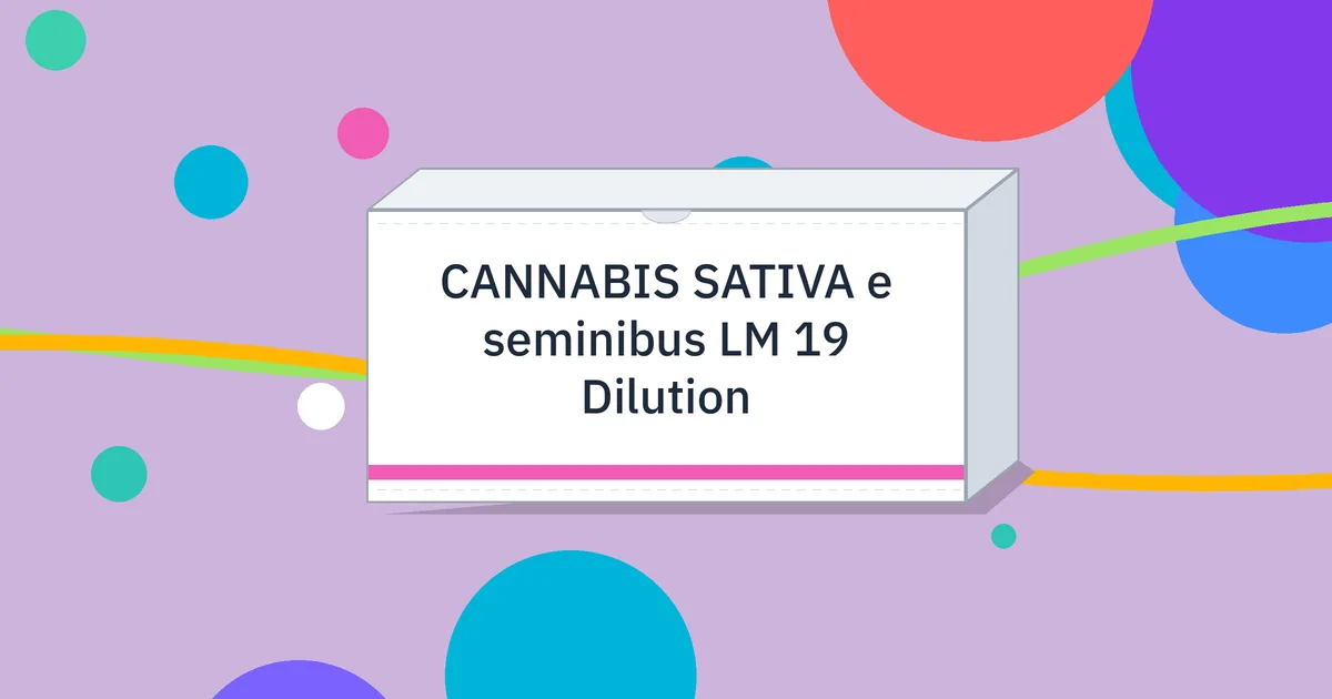 Symbolbild: Packung mit der Aufschrift CANNABIS SATIVA e seminibus LM 19 Dilution (PZN 12143851) – Verfügbarkeit und Bezug in Apotheken in Frankfurt am Main
