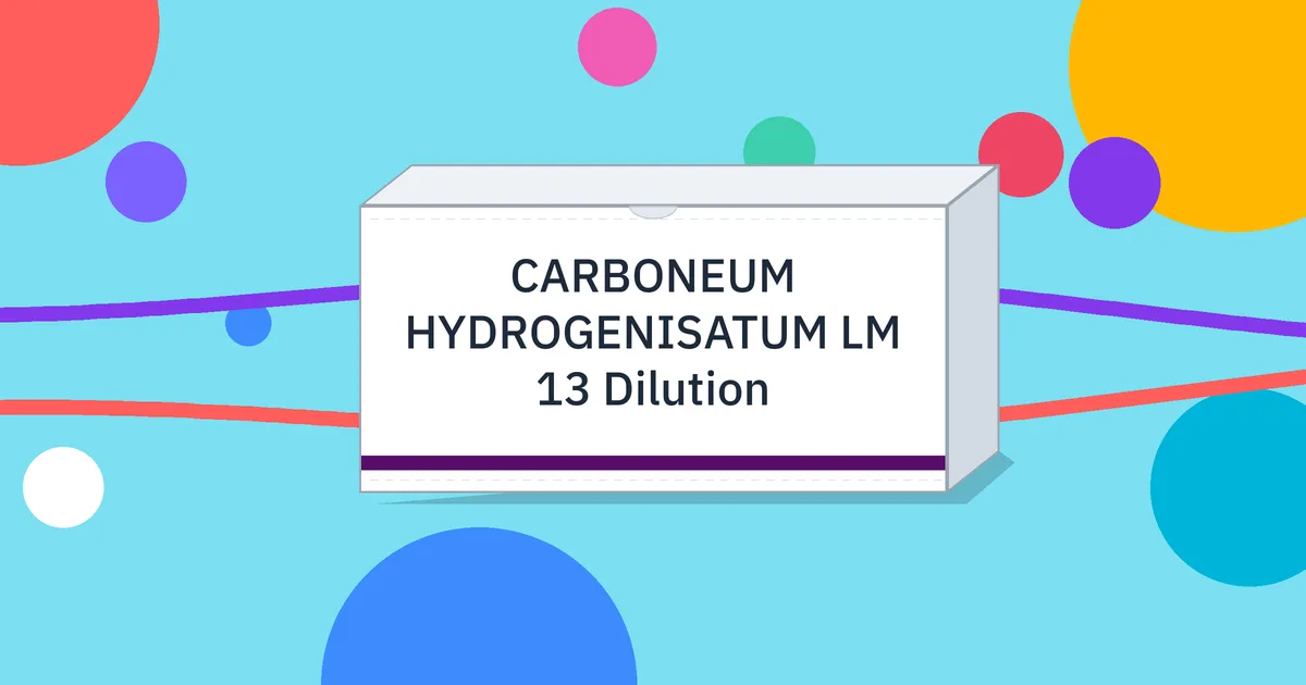 Symbolbild: Packung mit der Aufschrift CARBONEUM HYDROGENISATUM LM 13 Dilution (PZN 13428202) – Verfügbarkeit und Bezug in Apotheken in Frankfurt am Main